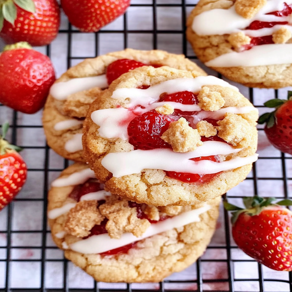 Strawberry Shortcake Cookies