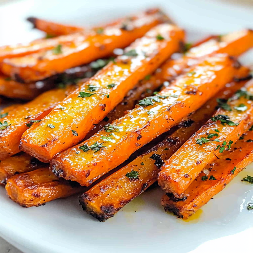 Garlic Butter Roasted Carrots