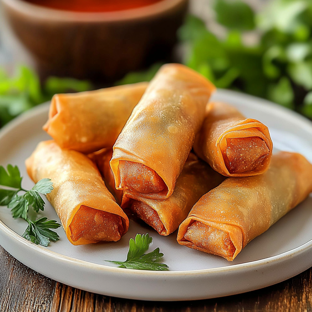 Crispy Air Fryer Spring Rolls