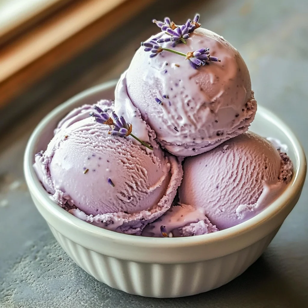 Lavender Ice Cream