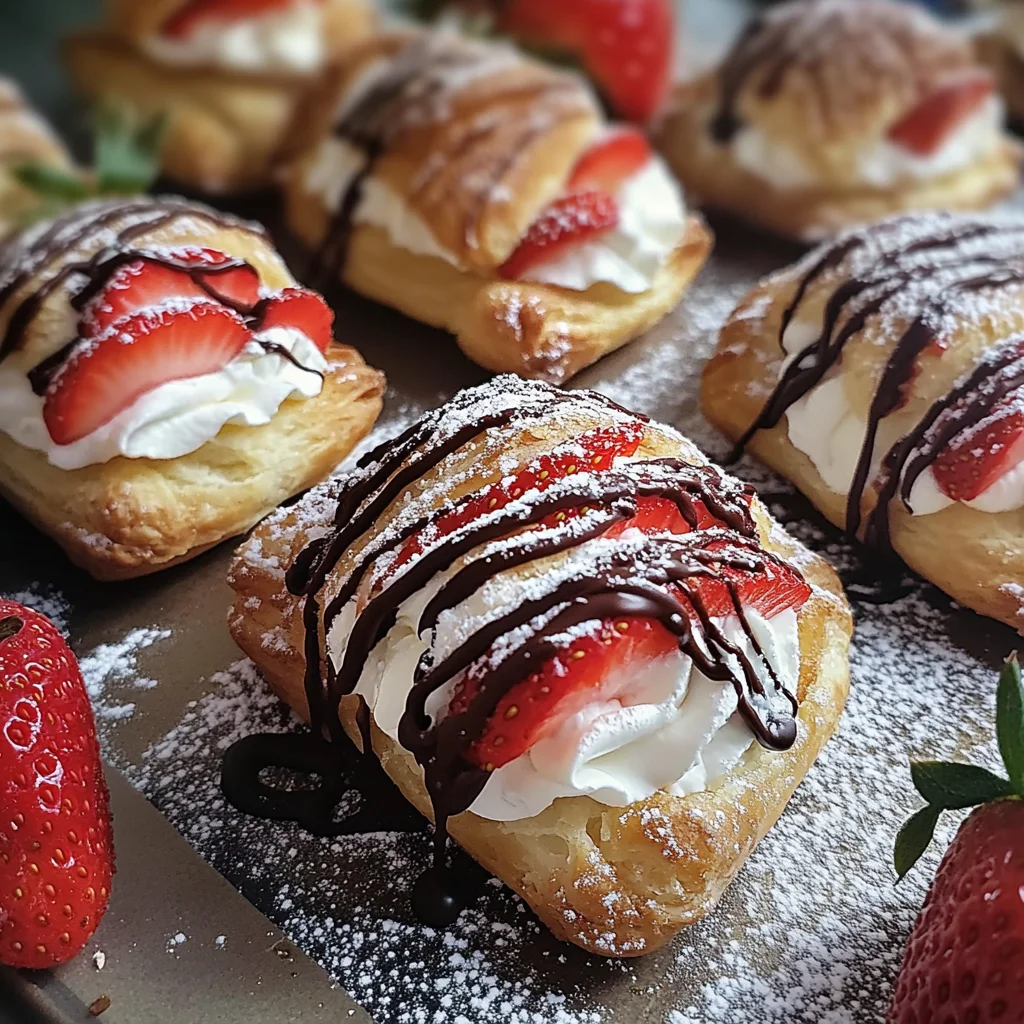 Strawberry Cream Puffs