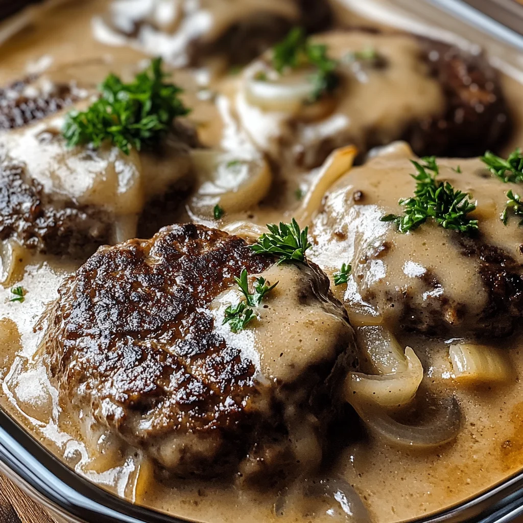 Amish Hamburger Steak Bake