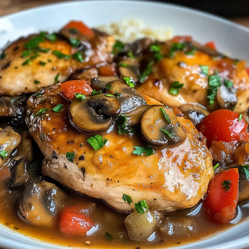 Classic French Chicken Chasseur
