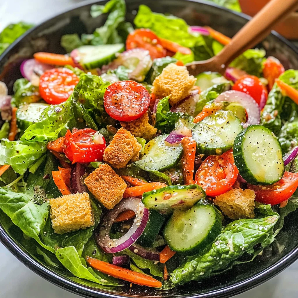 Classic House Salad - Quick and Easy