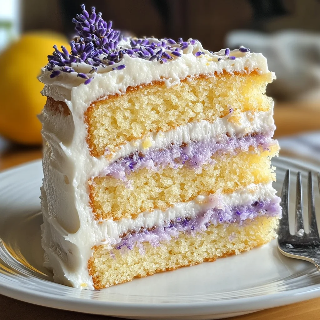 Lemon Lavender Cake