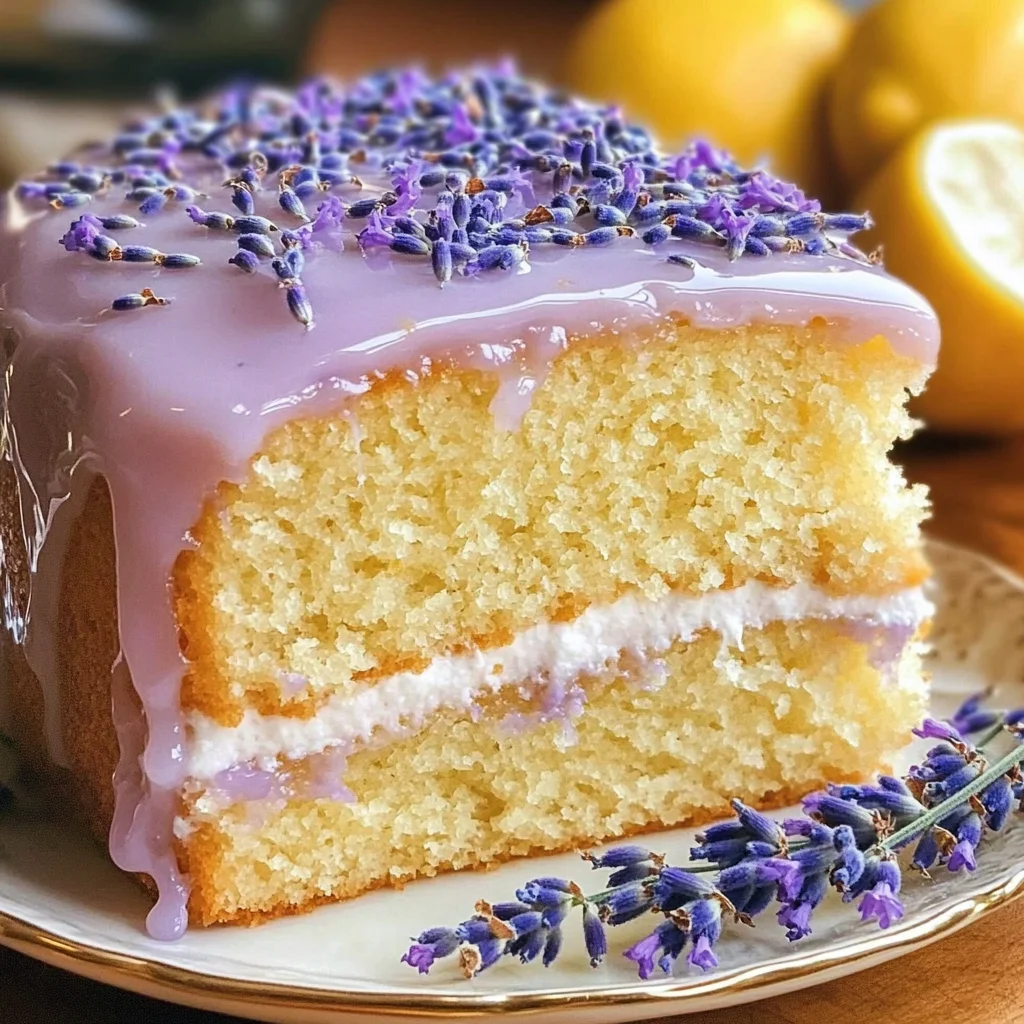 Lemon Lavender Cake Recipe