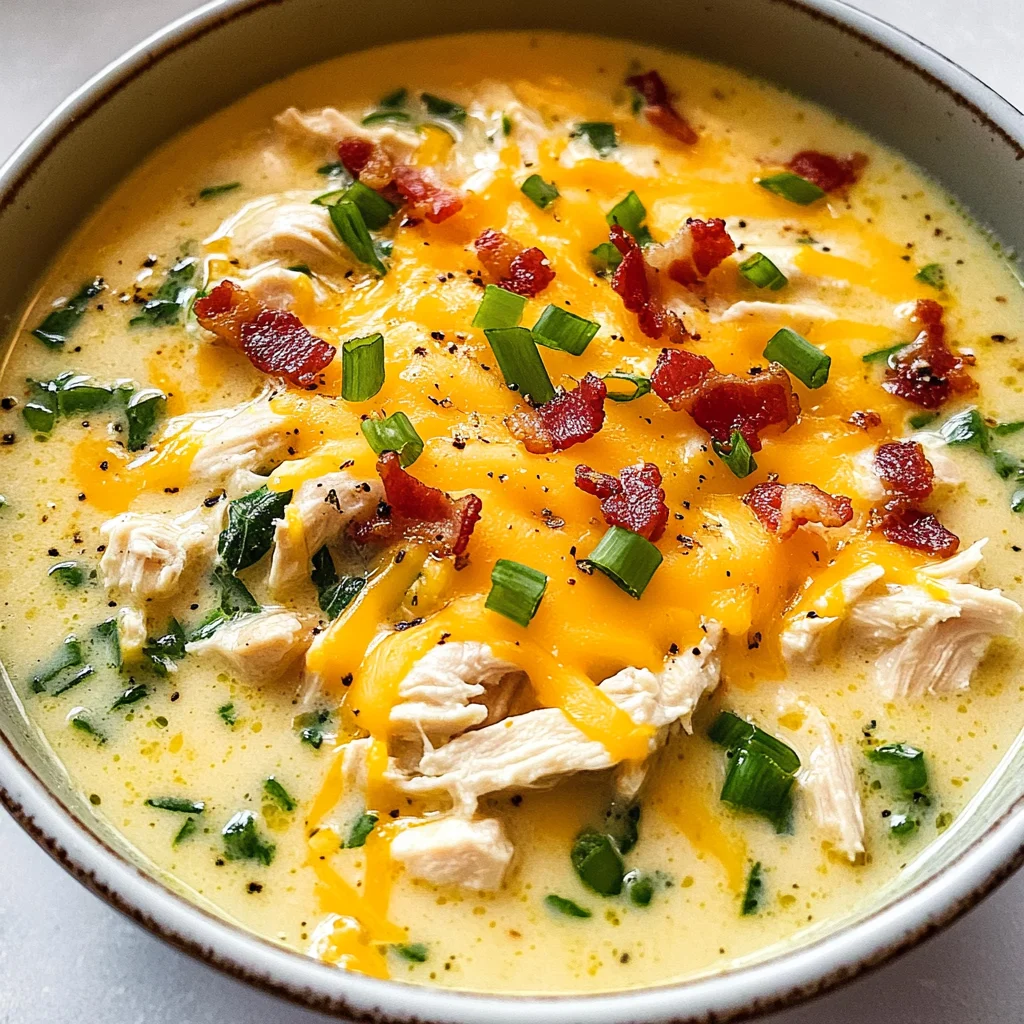 Creamy Crac Chicken Soup